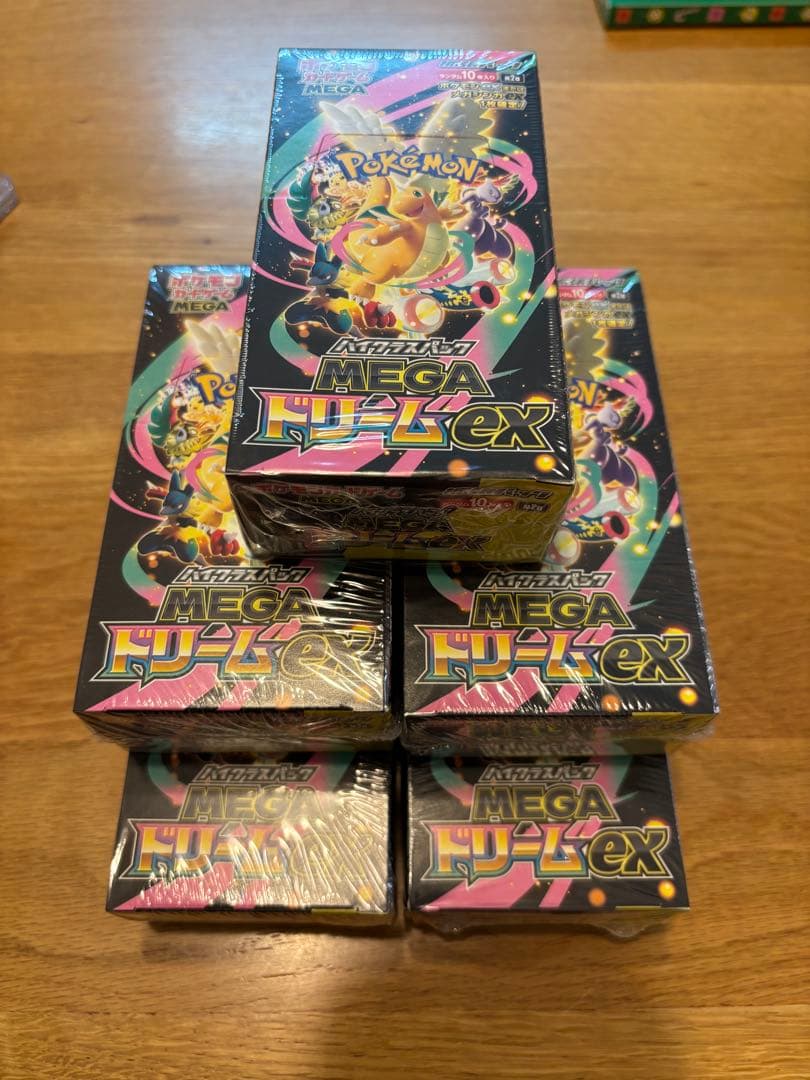 初版分　メガドリームex5box未開封シュリンク付