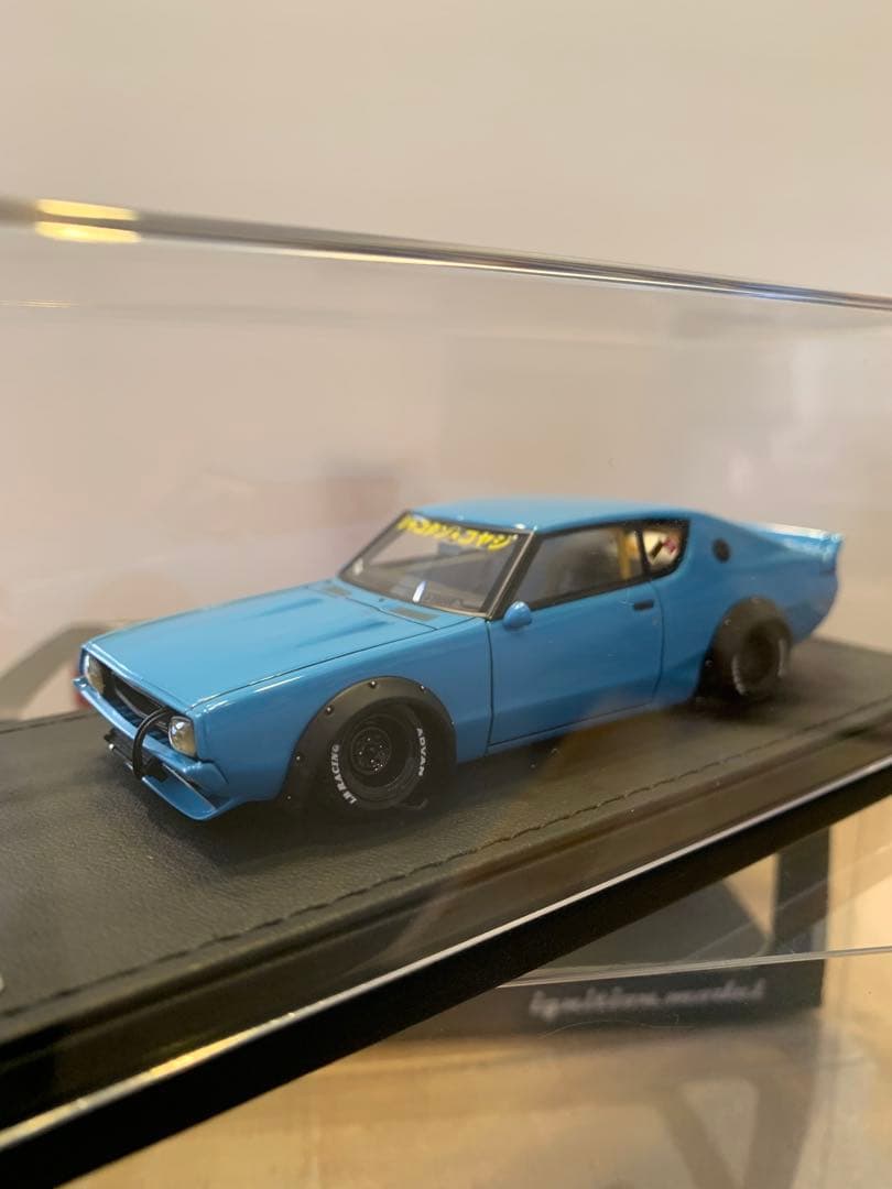 イグニッションモデル　1/43 限定 LB-WORKS ケンメリ ブルー