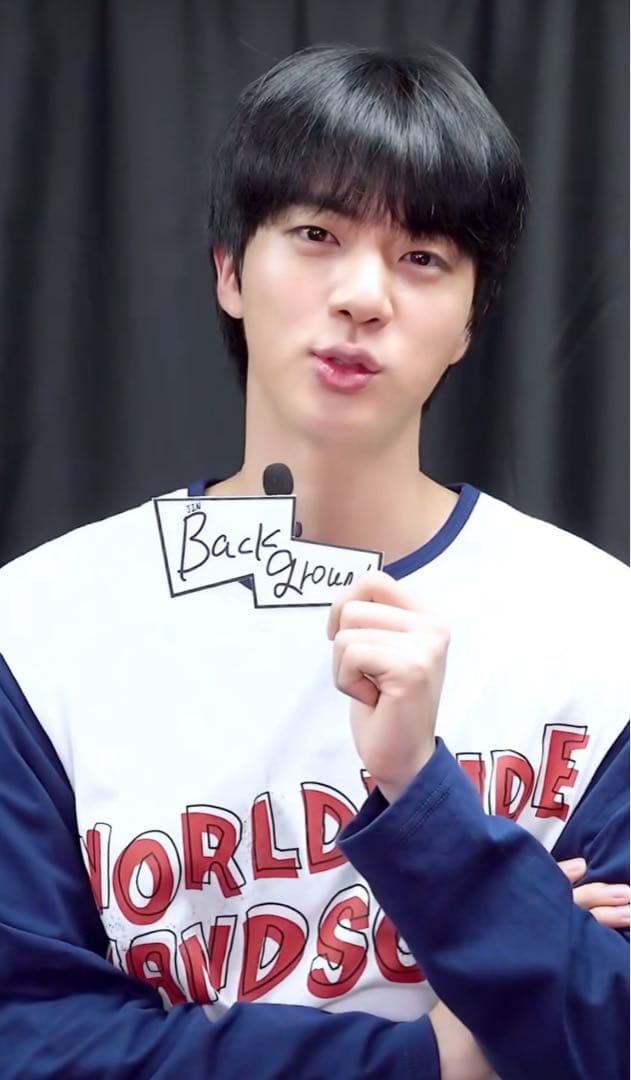 BTS ジン RUNSEOKJIN GOYANG ロンT 長袖 Tシャツ