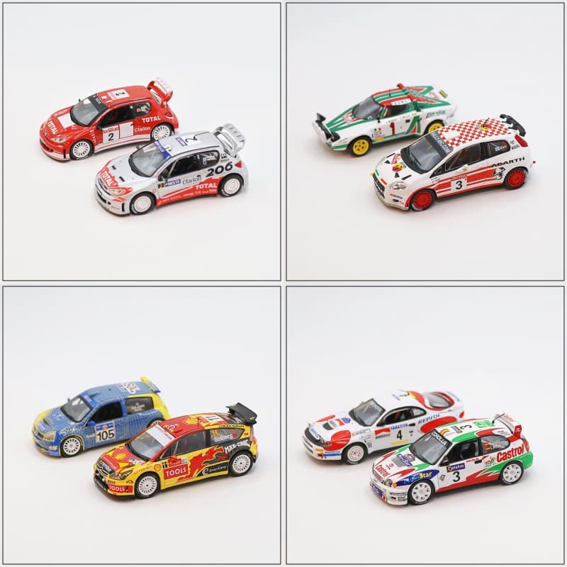 ラリーカーコレクション｜1/43 ミニカー｜４４個おまとめセット
