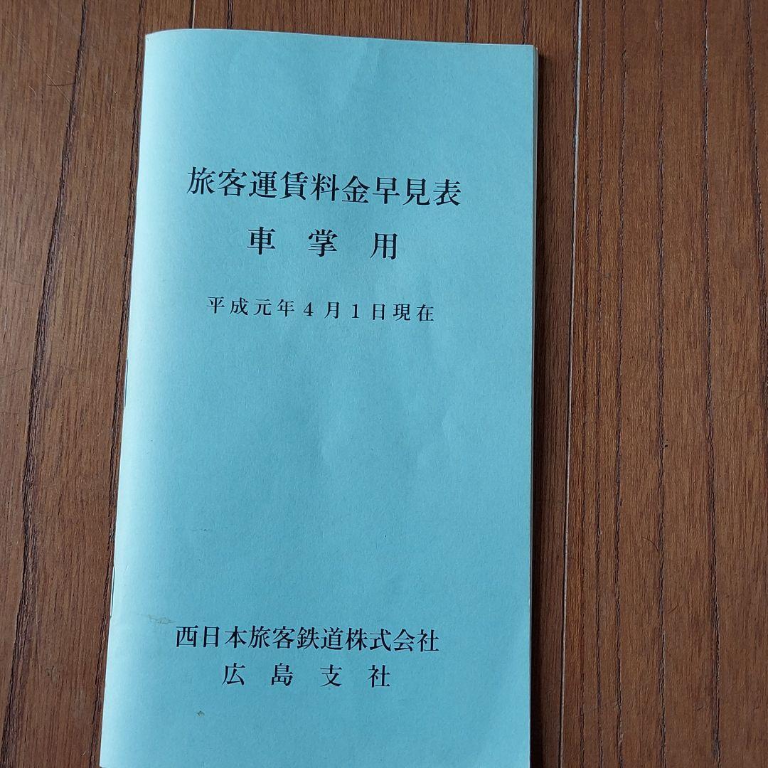 旅客キロ程早見表と運賃料金早見表