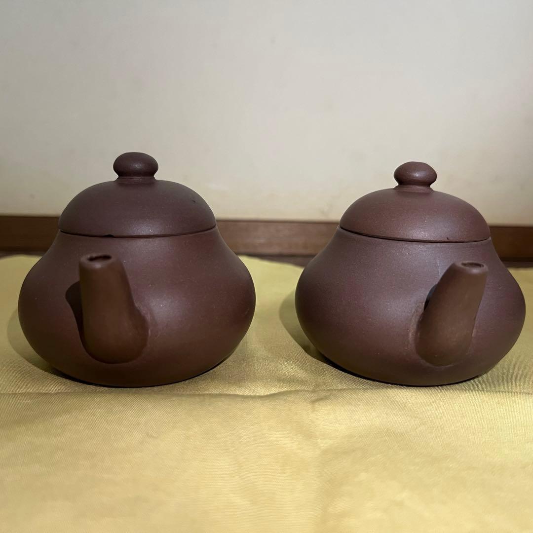 グ*ド様 煎茶道具　急須　茶銚　紫泥　対