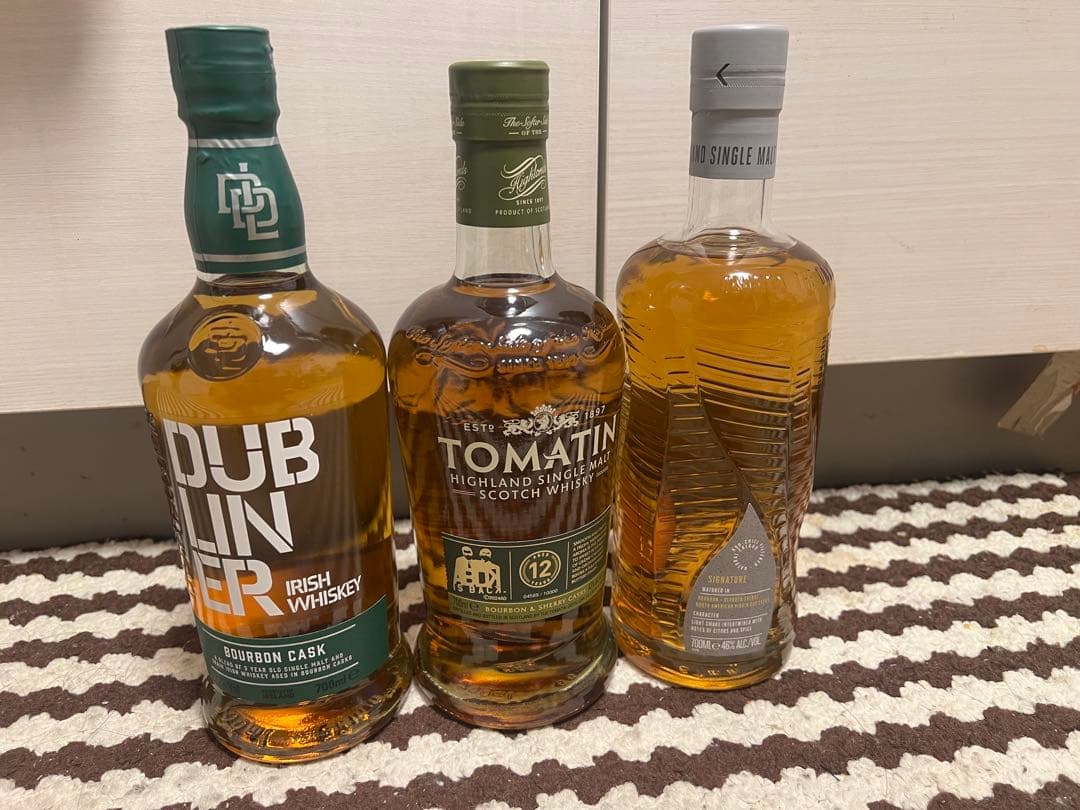 ダブリン バーボンカスクTOMATIN ク・ボカン シグネチャー3本セット