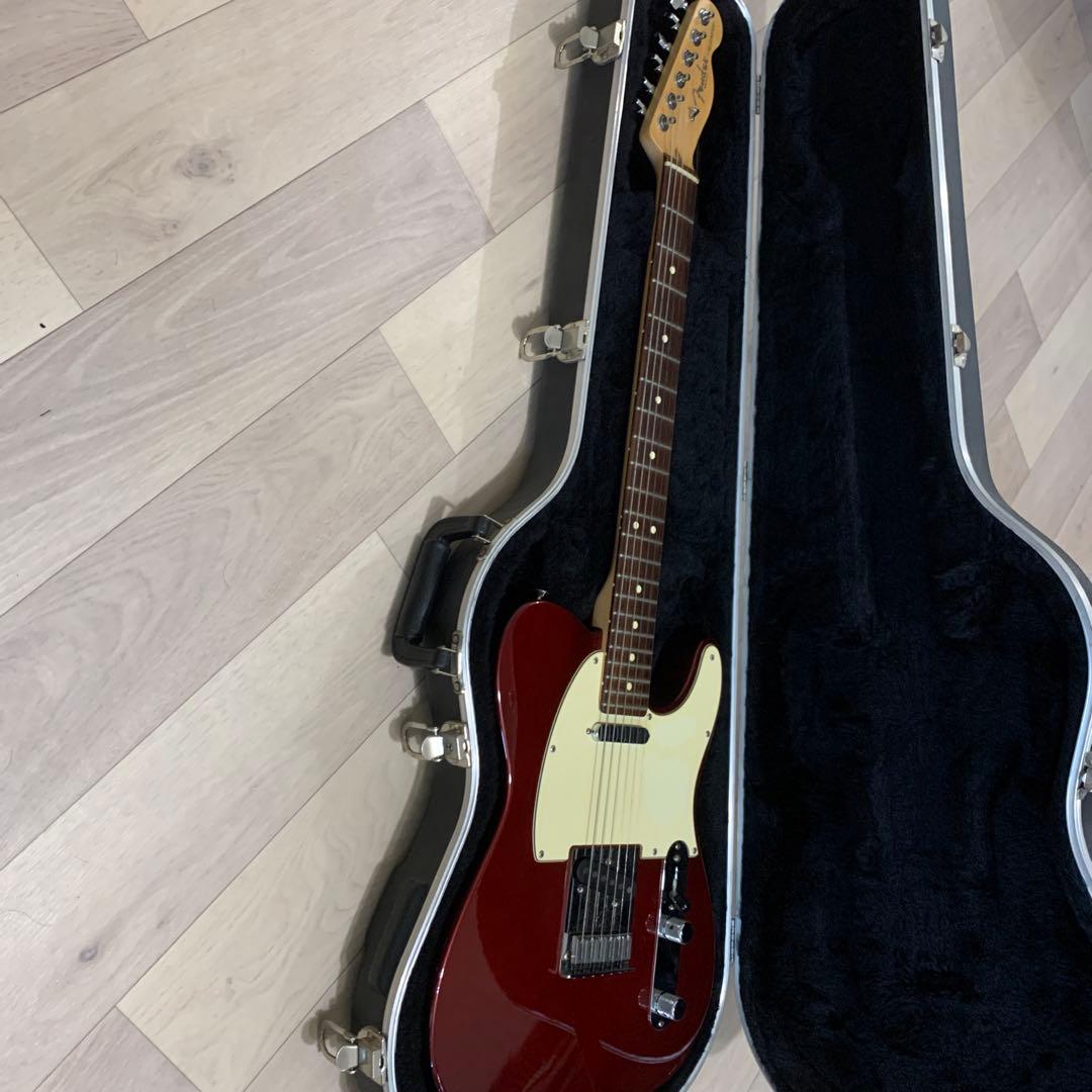 Fender USA テレキャスタースタンダード　赤　ハードケース付