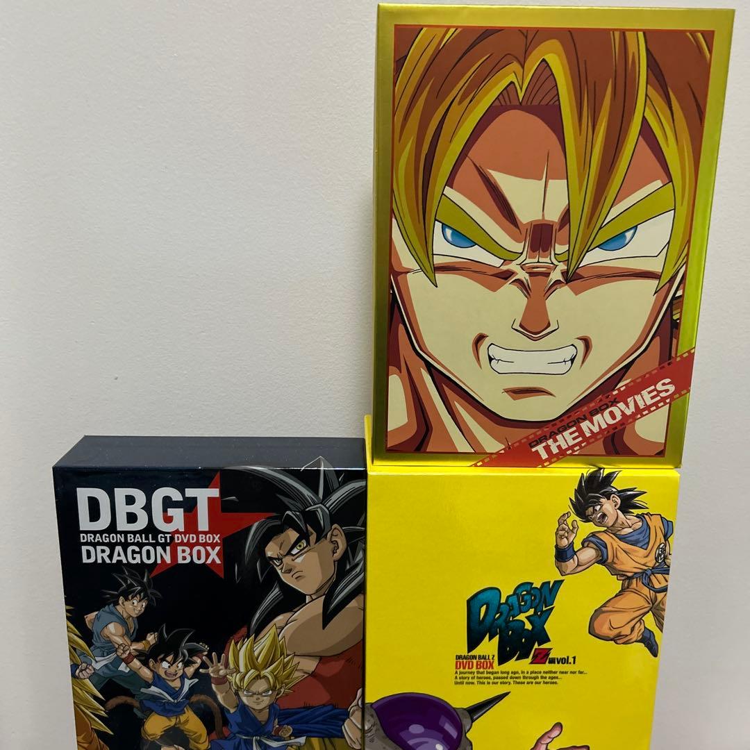 ドラゴンボール、Z、GT、劇場版DVDBOXまとめてセット鳥山明