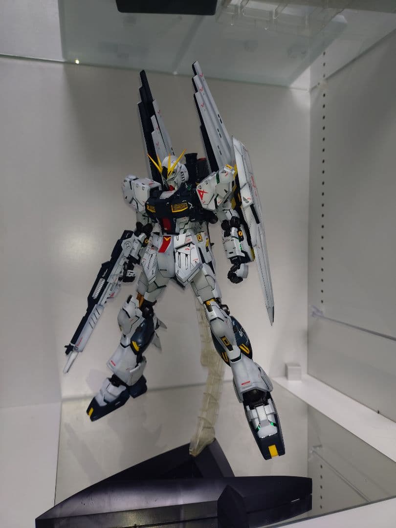 mg　νガンダム　ver.ka　ダブルフィンファンネル　塗装済み完成品