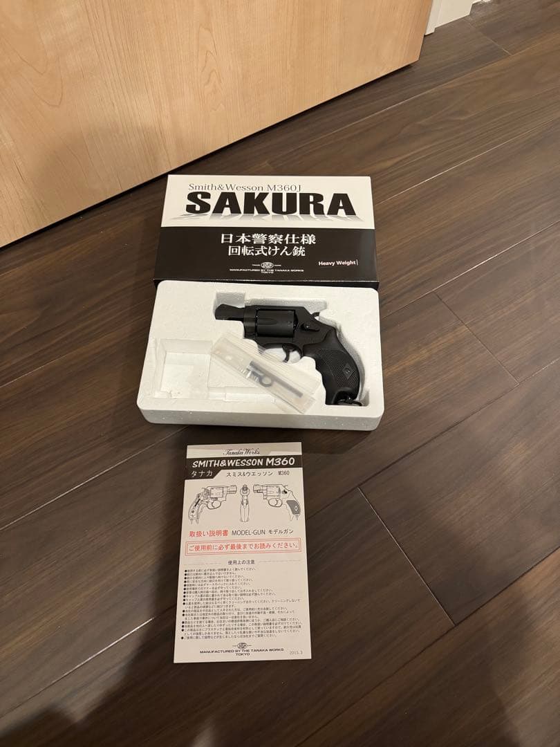 k24 タナカ　モデルガン S&W M360 SAKURA 未発火