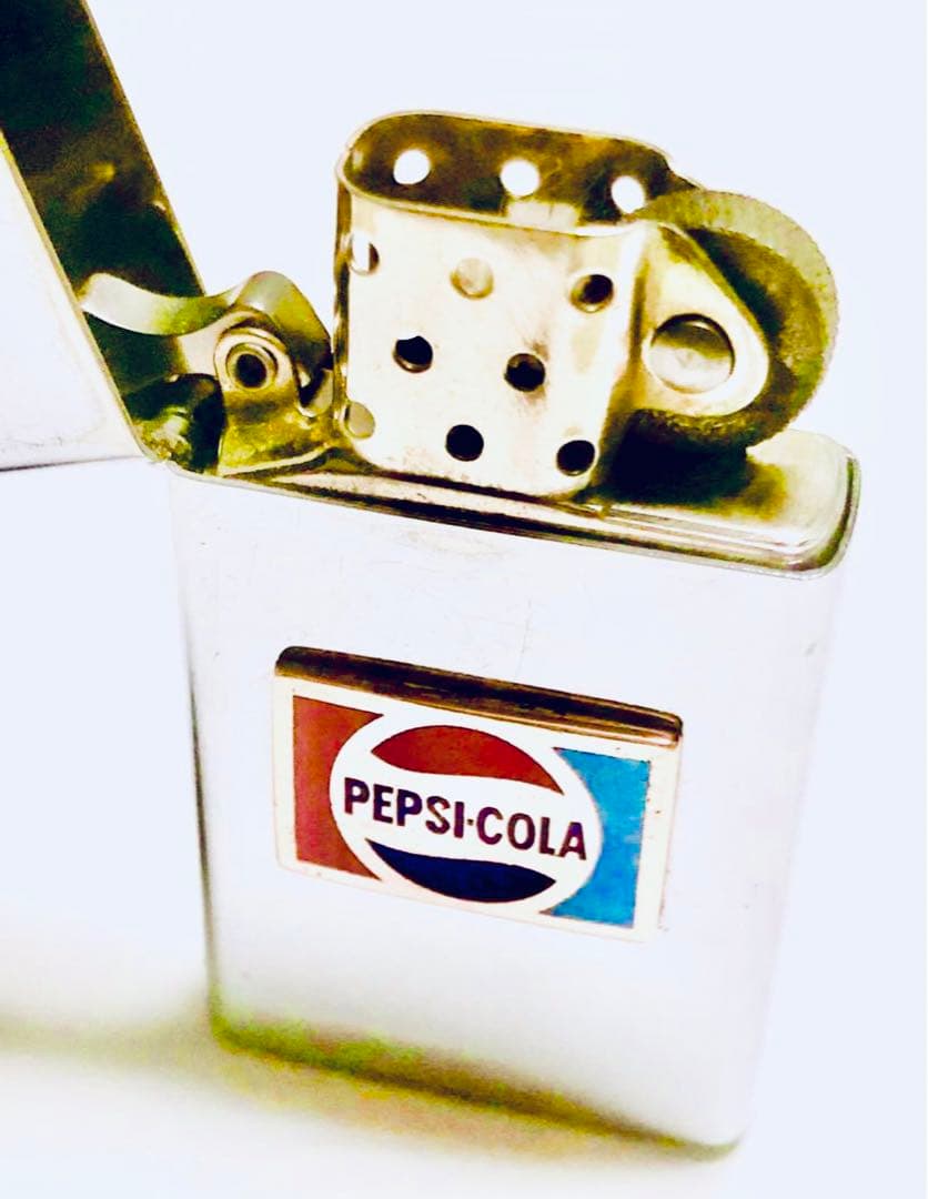ペプシ・コーラ1980年＊エナメル七宝＊ビンテージ.スリム.zippo®︎