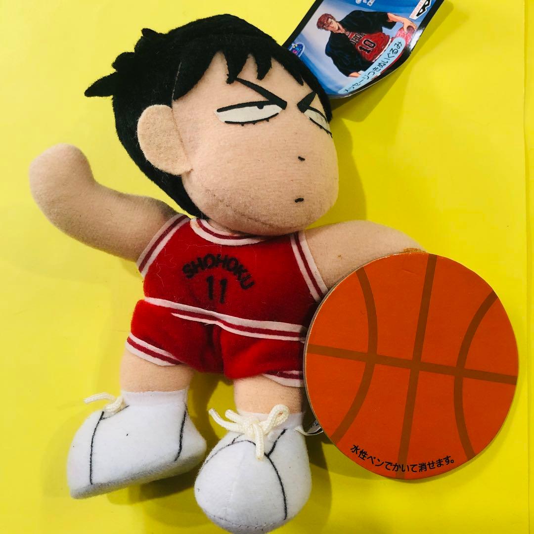タグ付き スラムダンク SLAMDUNK メッセージ付きぬいぐるみ 4個セット