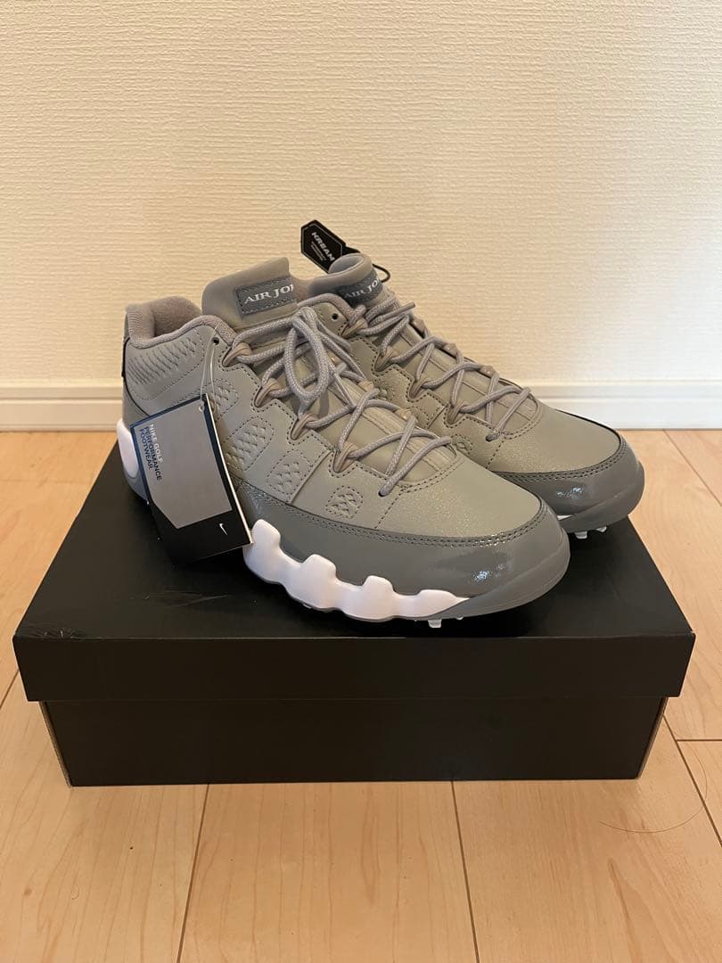 Air Jordan 9 グレー スニーカー　ゴルフシューズ