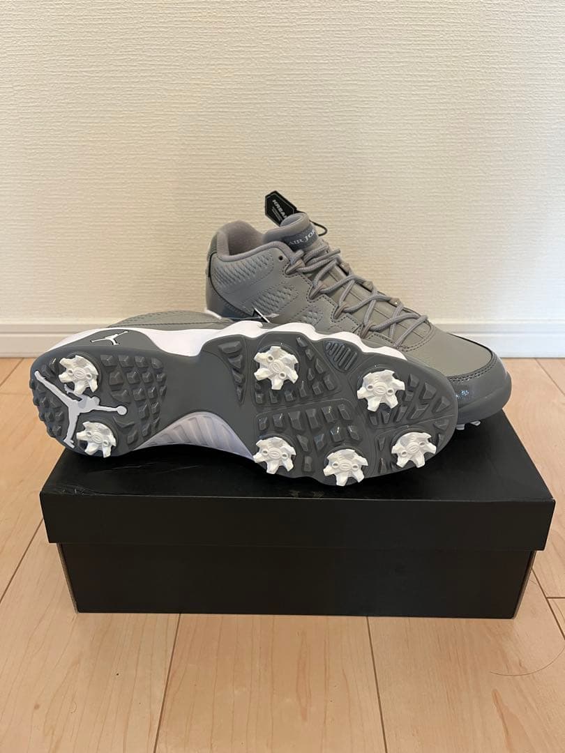 Air Jordan 9 グレー スニーカー　ゴルフシューズ