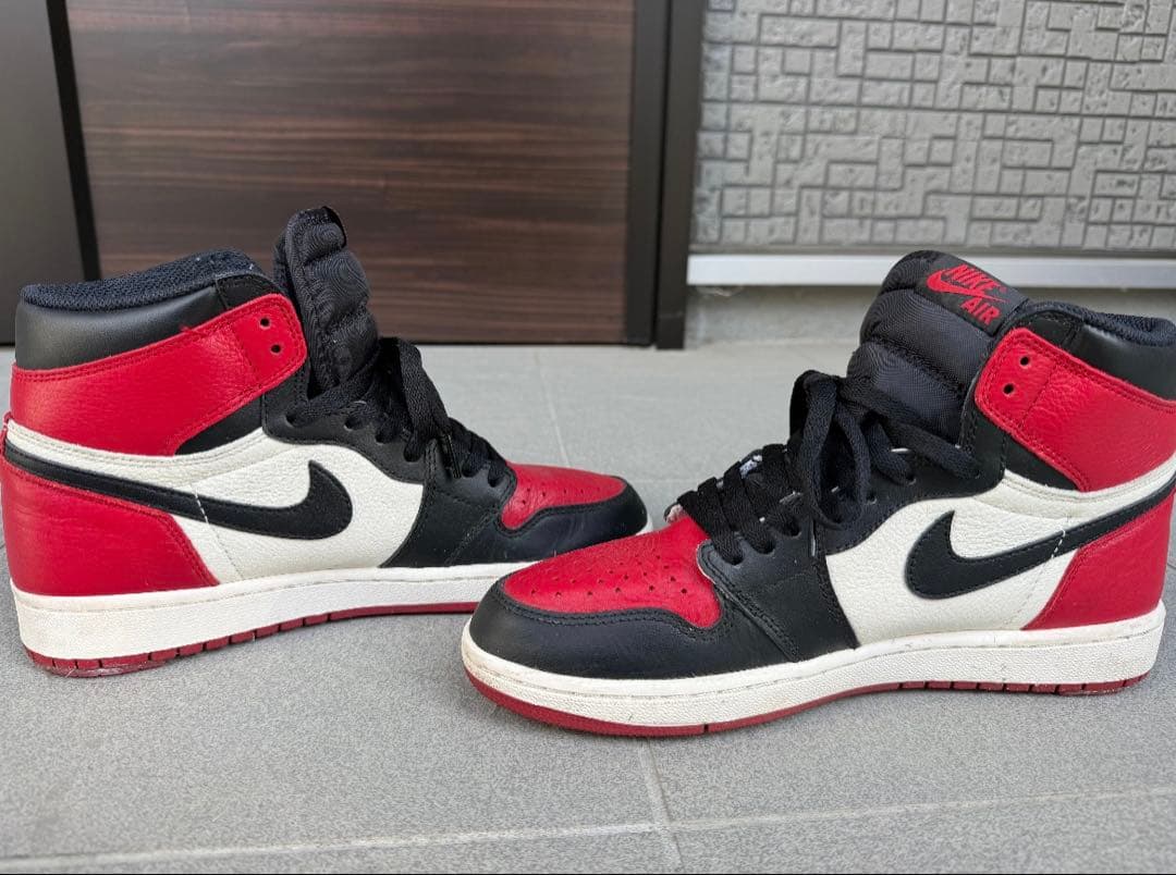 シューズ(男性用) Nike Air Jordan 1 Retro High OG Bred Toe