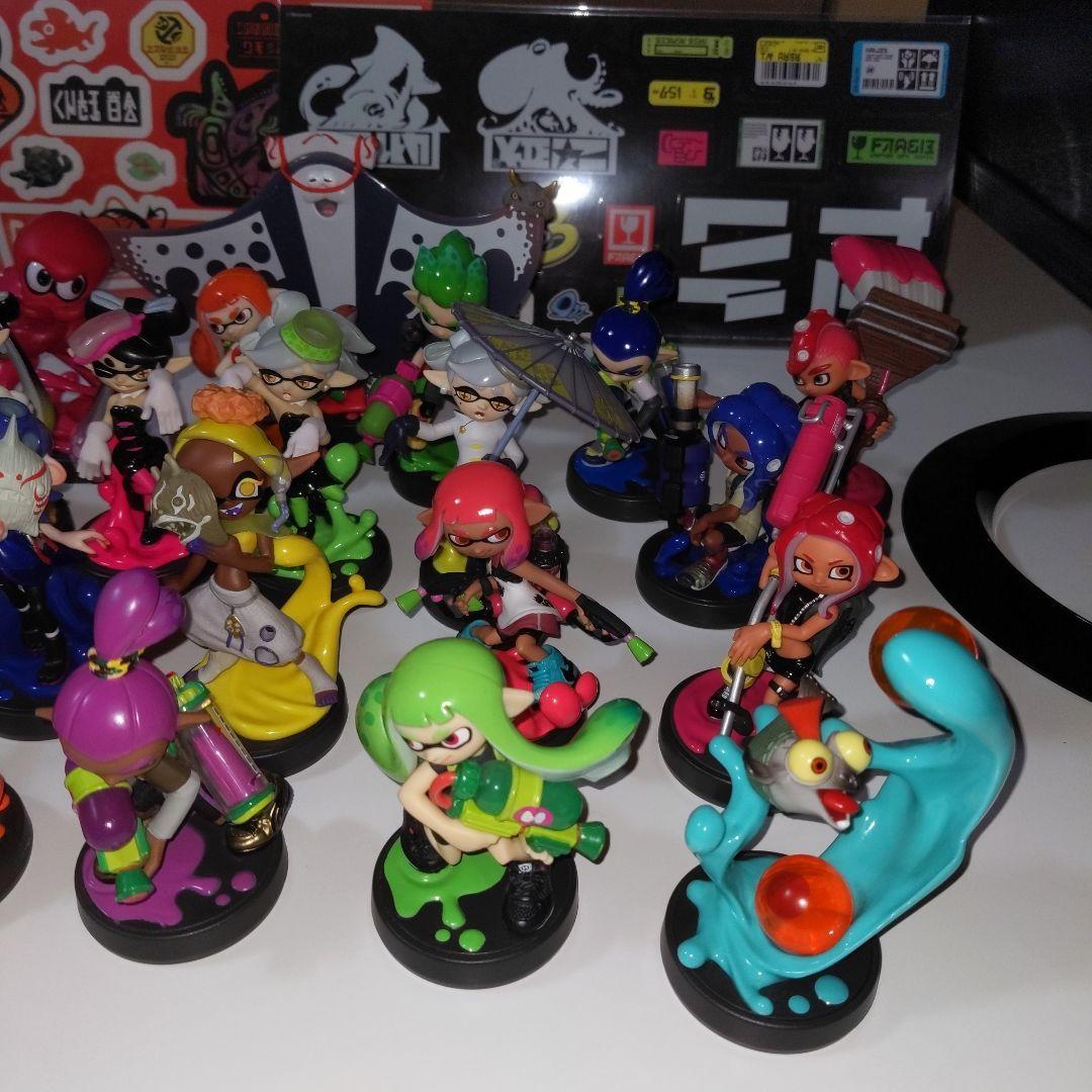スプラトゥーンamiiboコンプリート２６体＆ステッカー