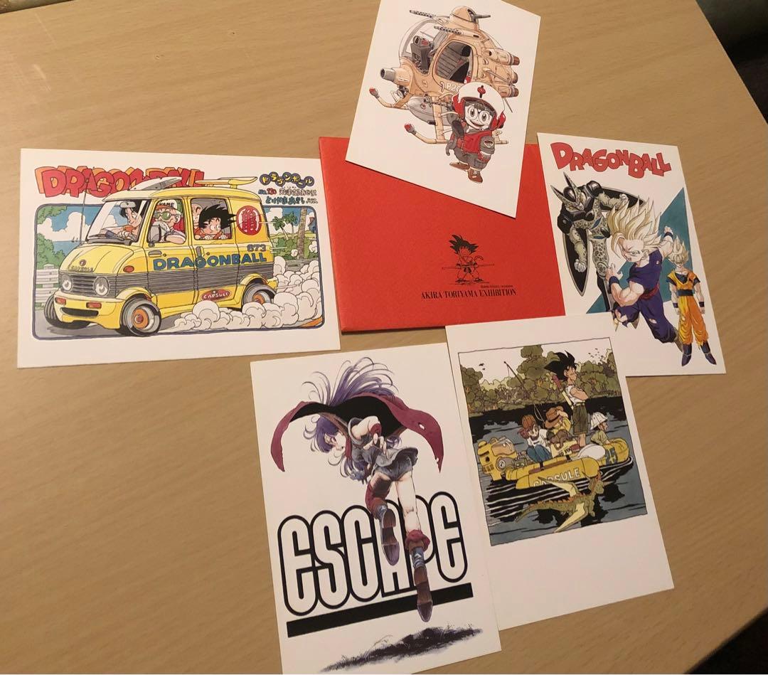 AKIRA TORIYAMA EXHIBITION POST CARDS 超レア