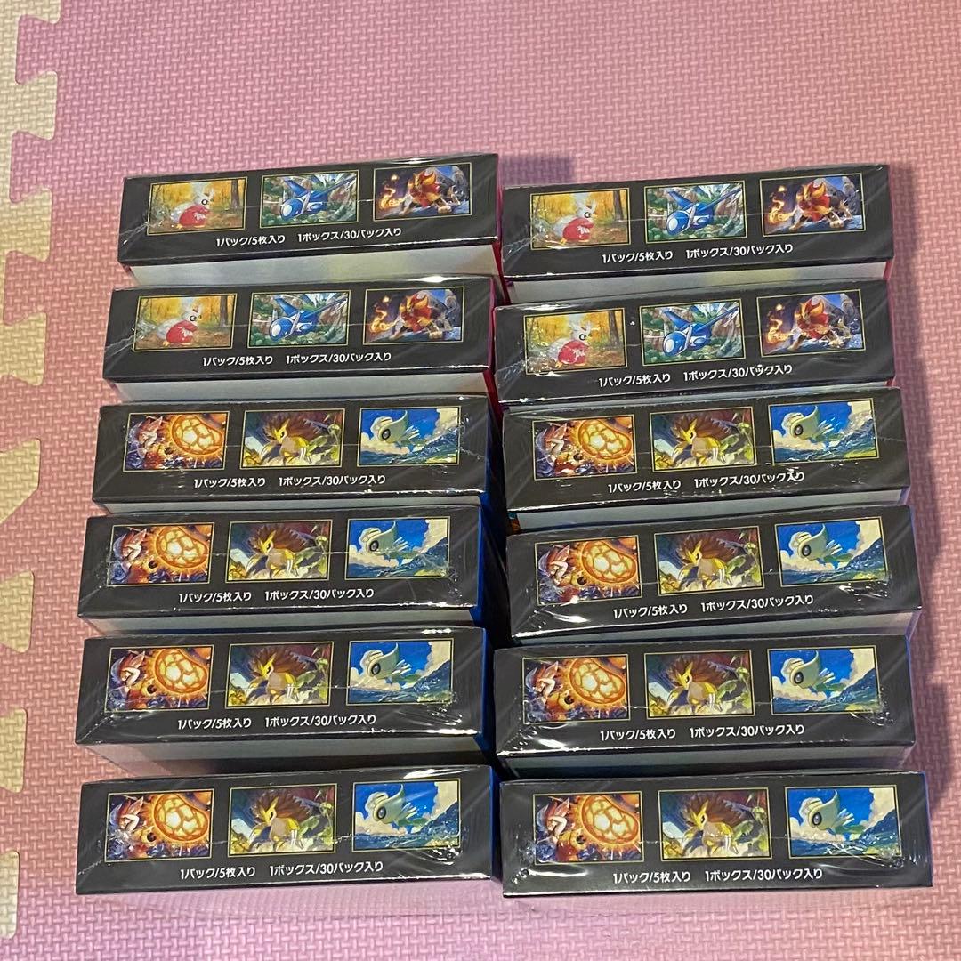 ポケモンカード　メガブレイブ8BOX メガシンフォニア4BOX 計12BOX