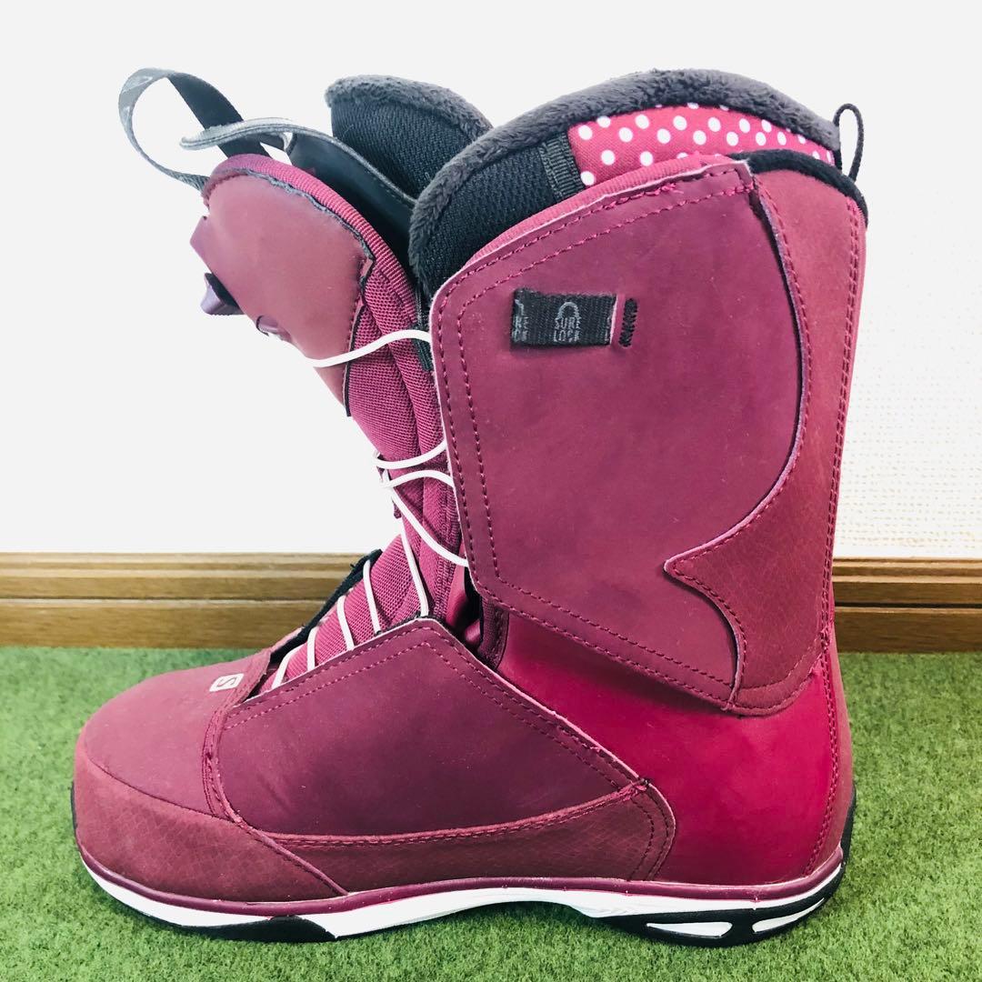 【美品】SALOMONスノボブーツ　サロモン　レディース