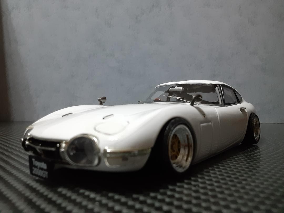 Hachette 1/24トヨタ 2000GT カスタム改 ローダウン