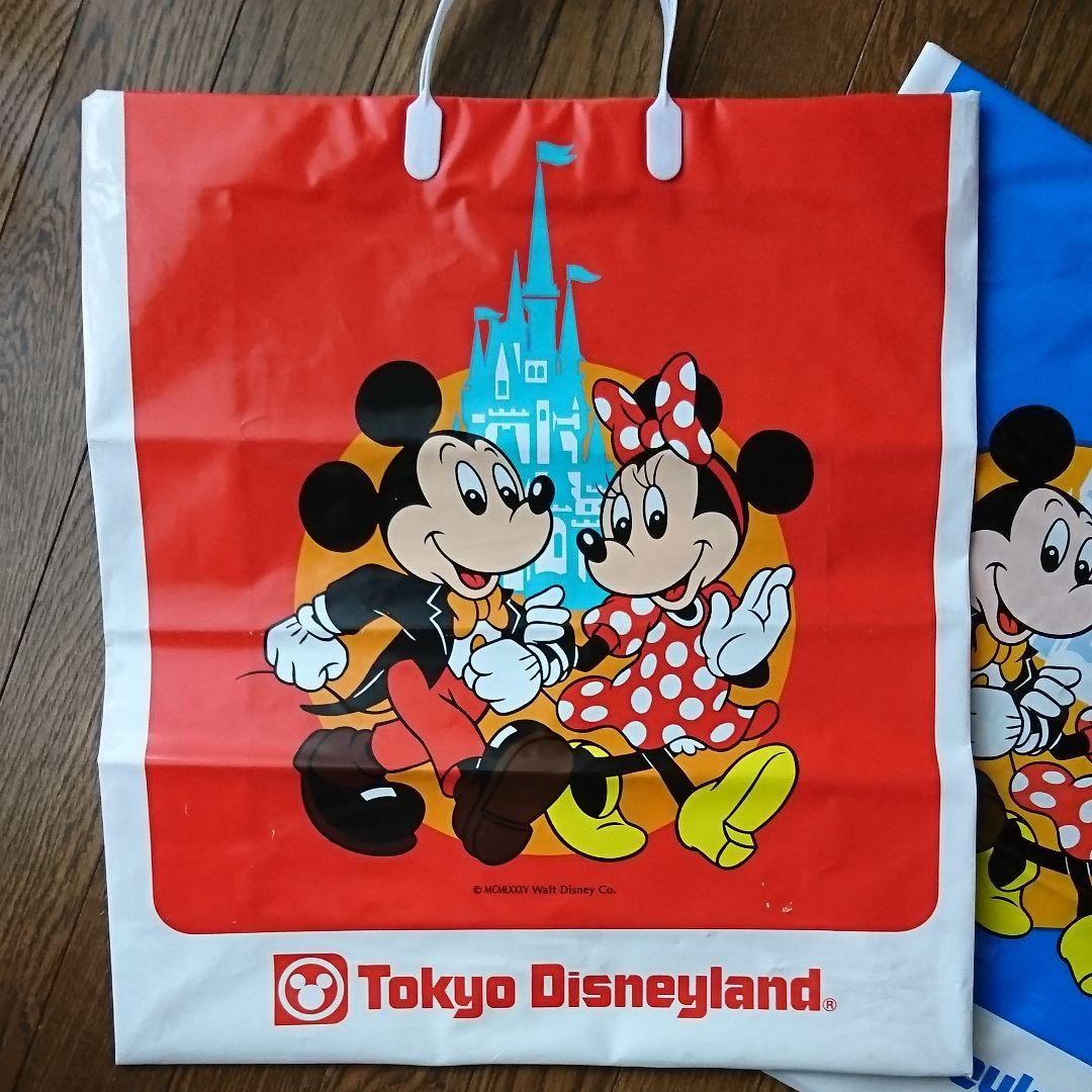 東京ディズニーランド お土産袋 レトロ