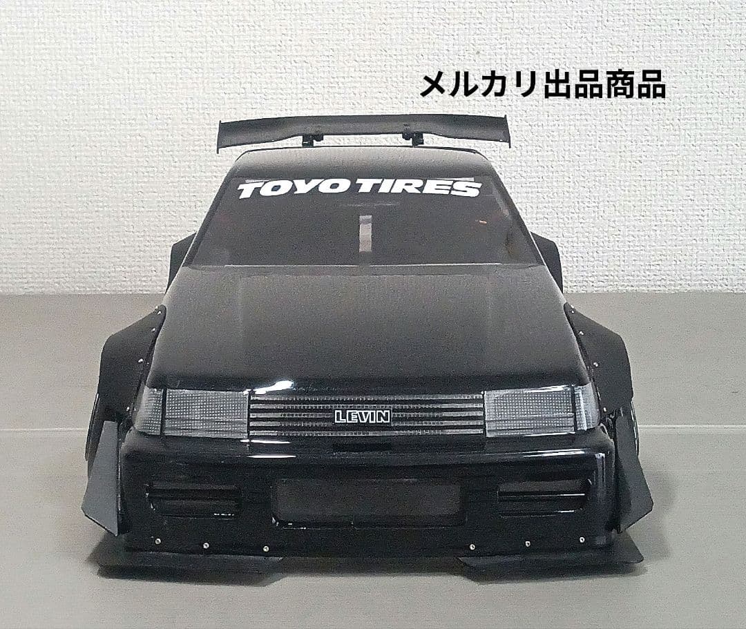 ラジコンボディ　カスタムボディNO.91 AE86レビン