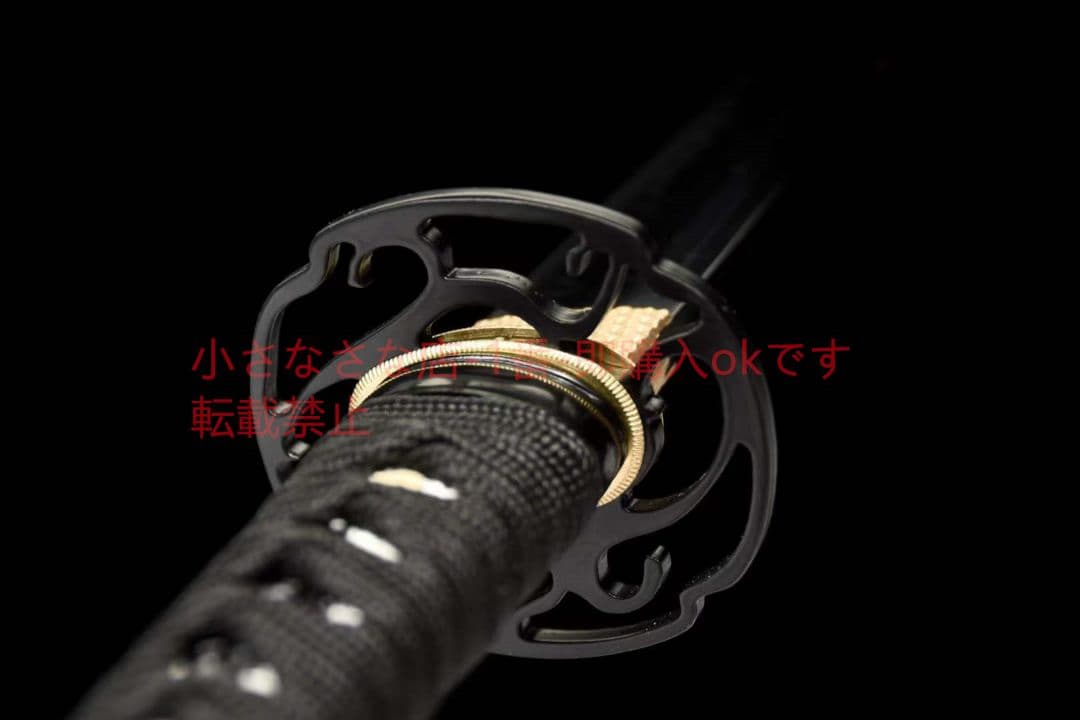 12寸T 10焼刃唐刀『暗魂』古兵器 武具 刀装具 日本刀 模造刀 居合刀