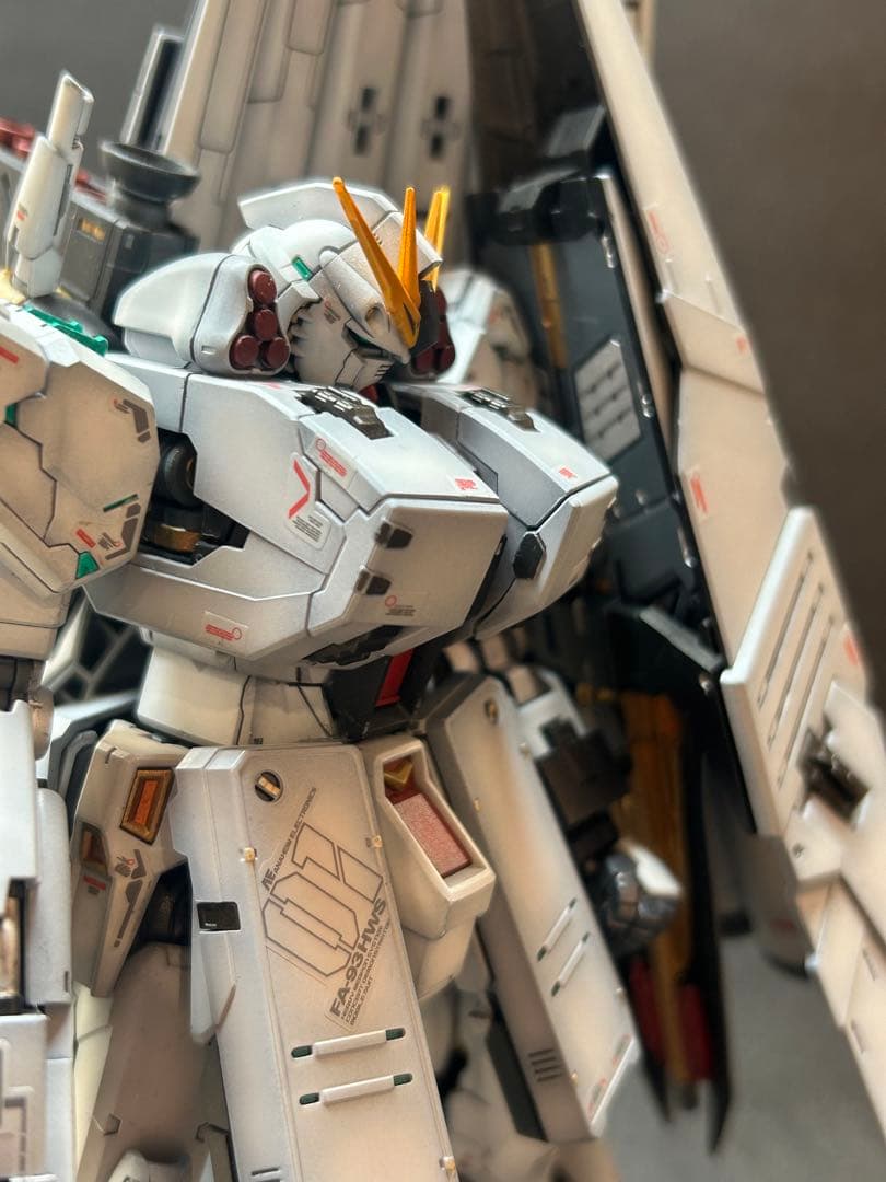RG νガンダム HWS 全塗装 完成品