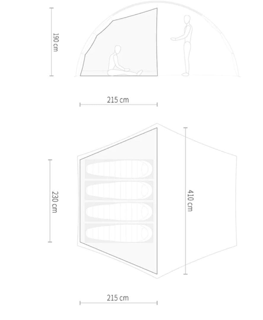 ヘク太様　TFS Skydome 70D Ivory フットプリントセット