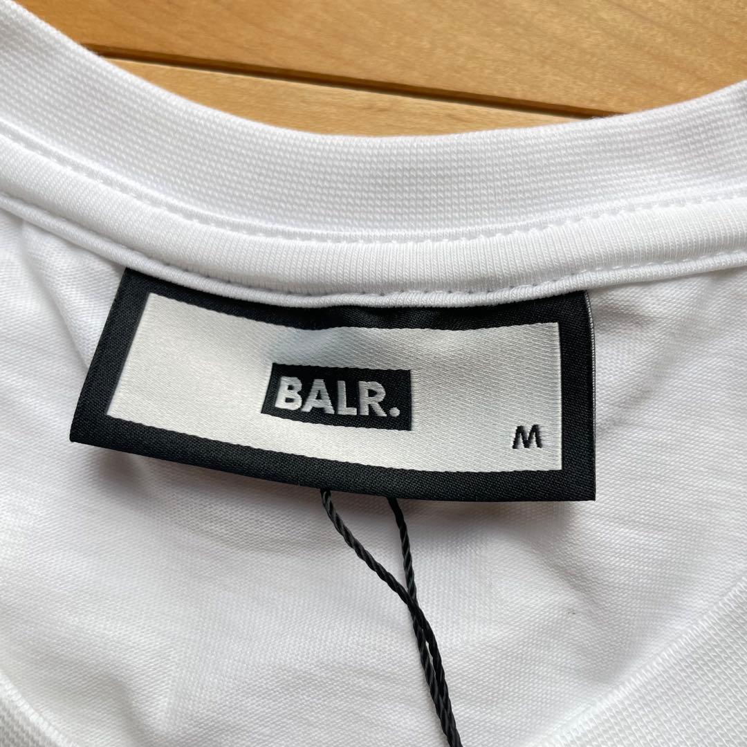 ★新品タグ付BALR.ボーラー半袖TシャツMサイズホワイトサッカーフットサル