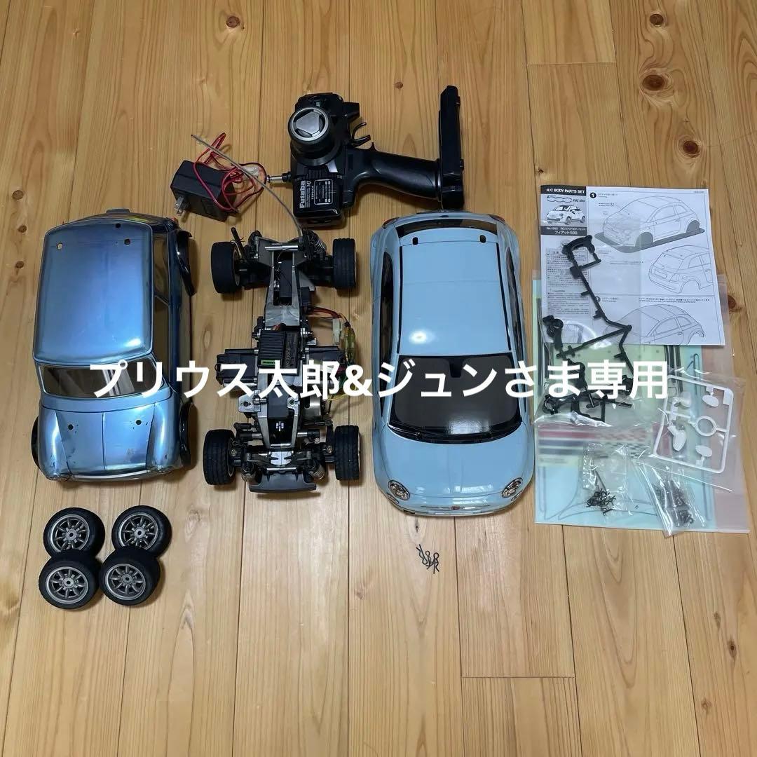 【動作確認済】タミヤ RCカー FIAT 500 1/10 M03シャーシ