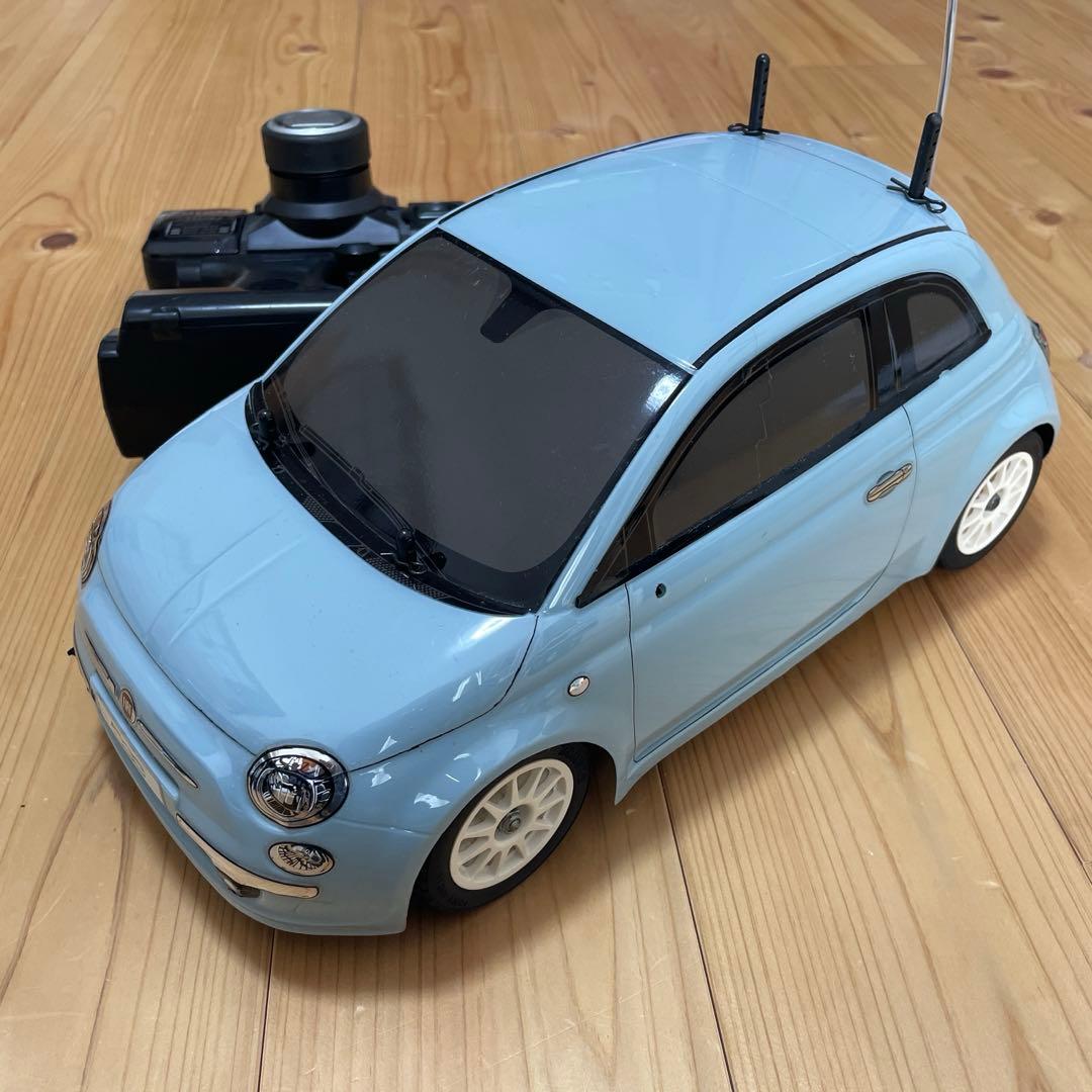 【動作確認済】タミヤ RCカー FIAT 500 1/10 M03シャーシ