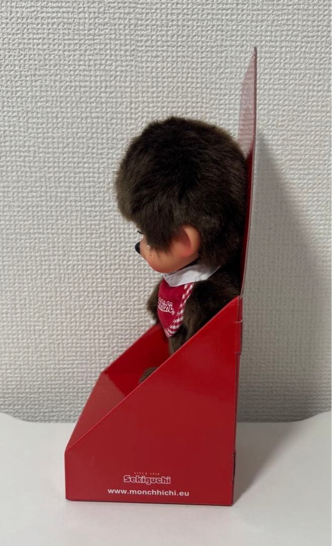 海外限定　Monchhichi Moving Eyes S Boy モンチッチ