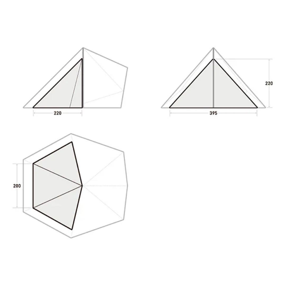 モーニンググローリーTC +純正インナーテント +純正IT用グランドシート