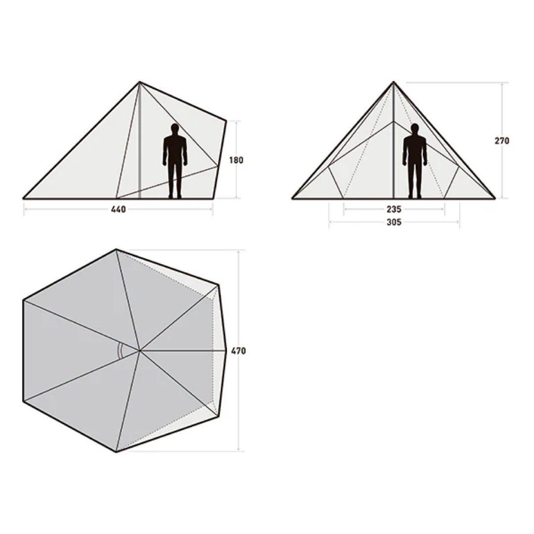 モーニンググローリーTC +純正インナーテント +純正IT用グランドシート