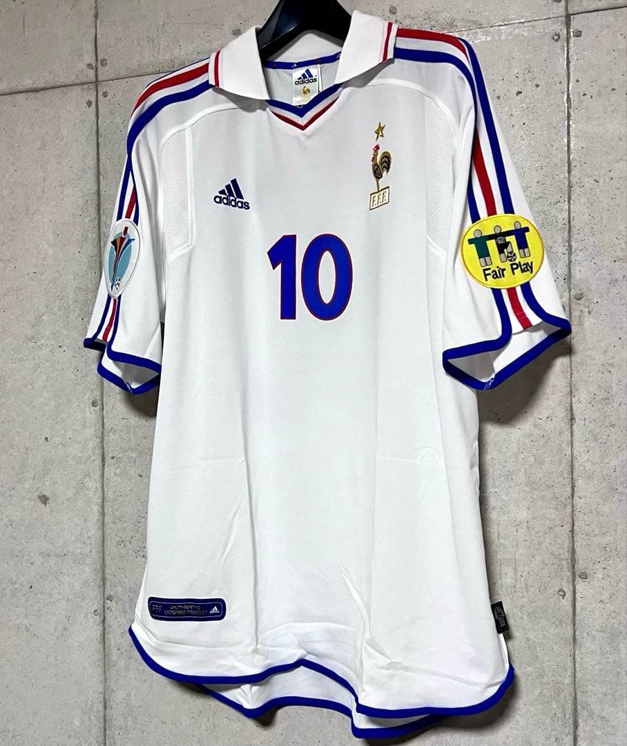 【新品/タグ付き】EURO2000 フランス代表♯10ジダン 【XLサイズ相当】