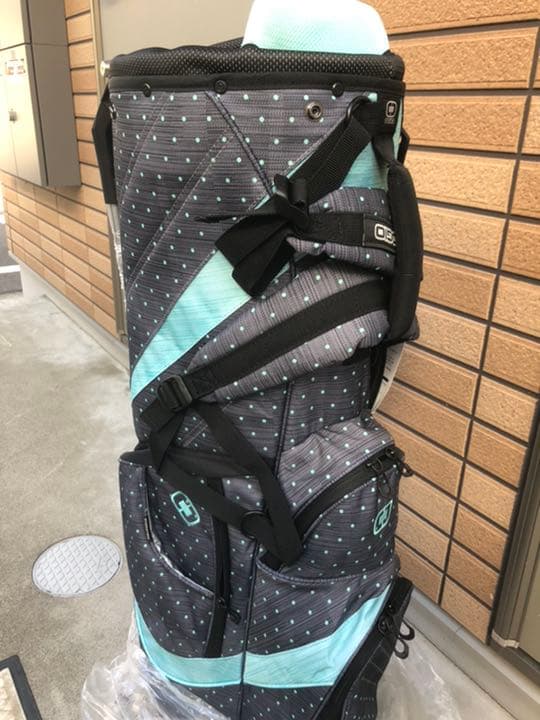 OGIO スタンド付 グレー×スカイブルー フード付 軽量 オジオ