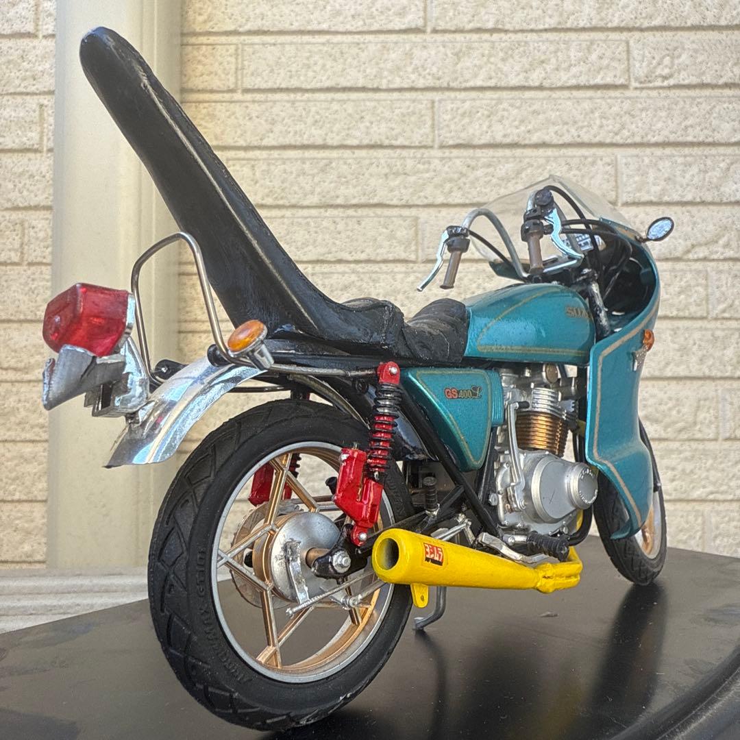 俺のマシン　GS400L完成品　当時物　旧車會　暴走族　1/12ロケット　3段