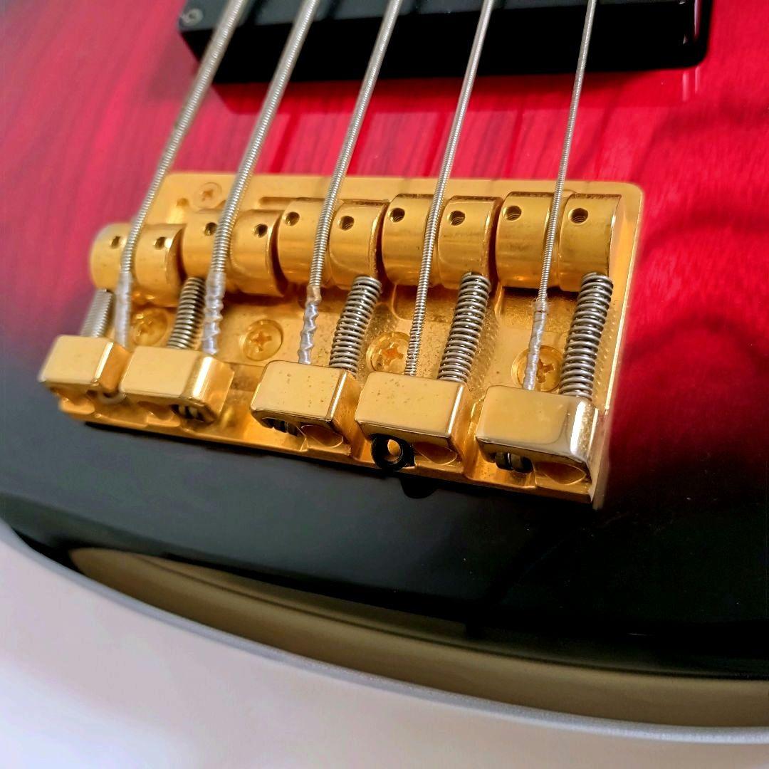 希少　美品　FERNANDES　FRB-105S　サスティナー搭載　5弦ベース