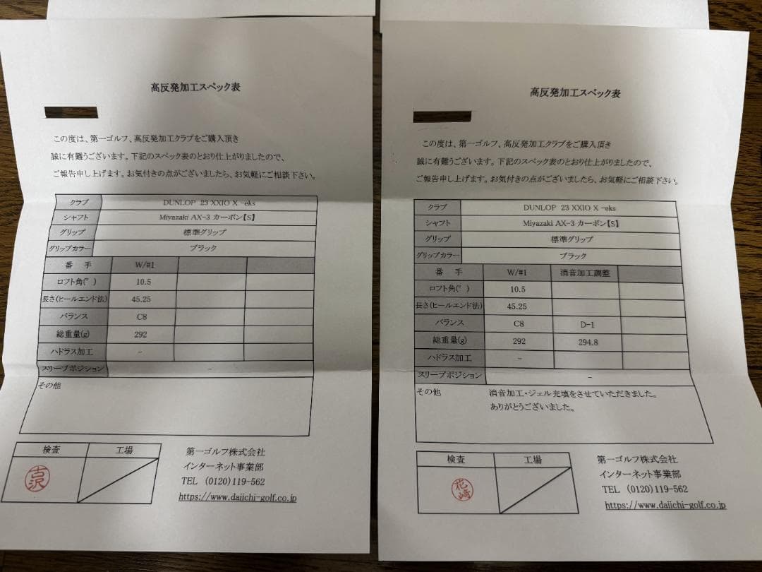 高反発加工 XXIO ゼクシオ エックス 2024 10.5 純正S CT303
