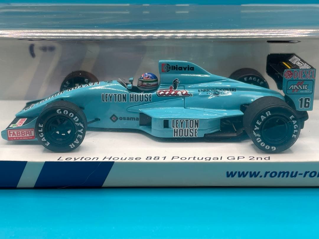 1/43 スパーク レイトンハウス881 ポルトガルGP 1988 I.カペリ