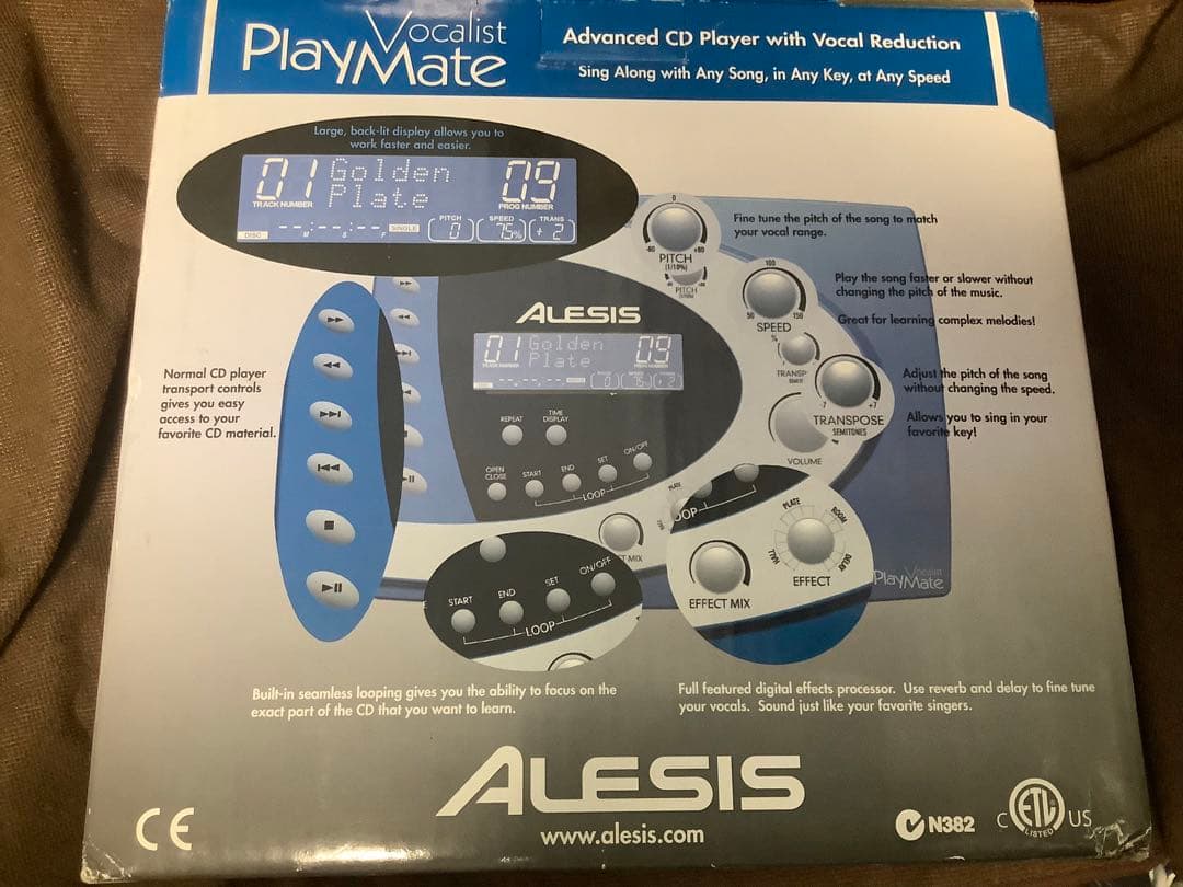 多機能ボーカルトレーナー　ALESIS Vocalist Playmate
