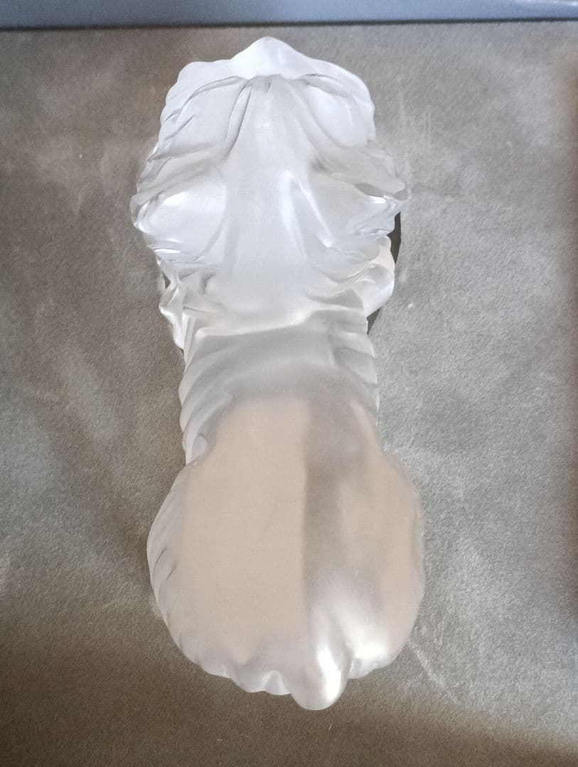 LALIQUE ,ラリック.ヨークシャテリアのクリスタル彫刻,