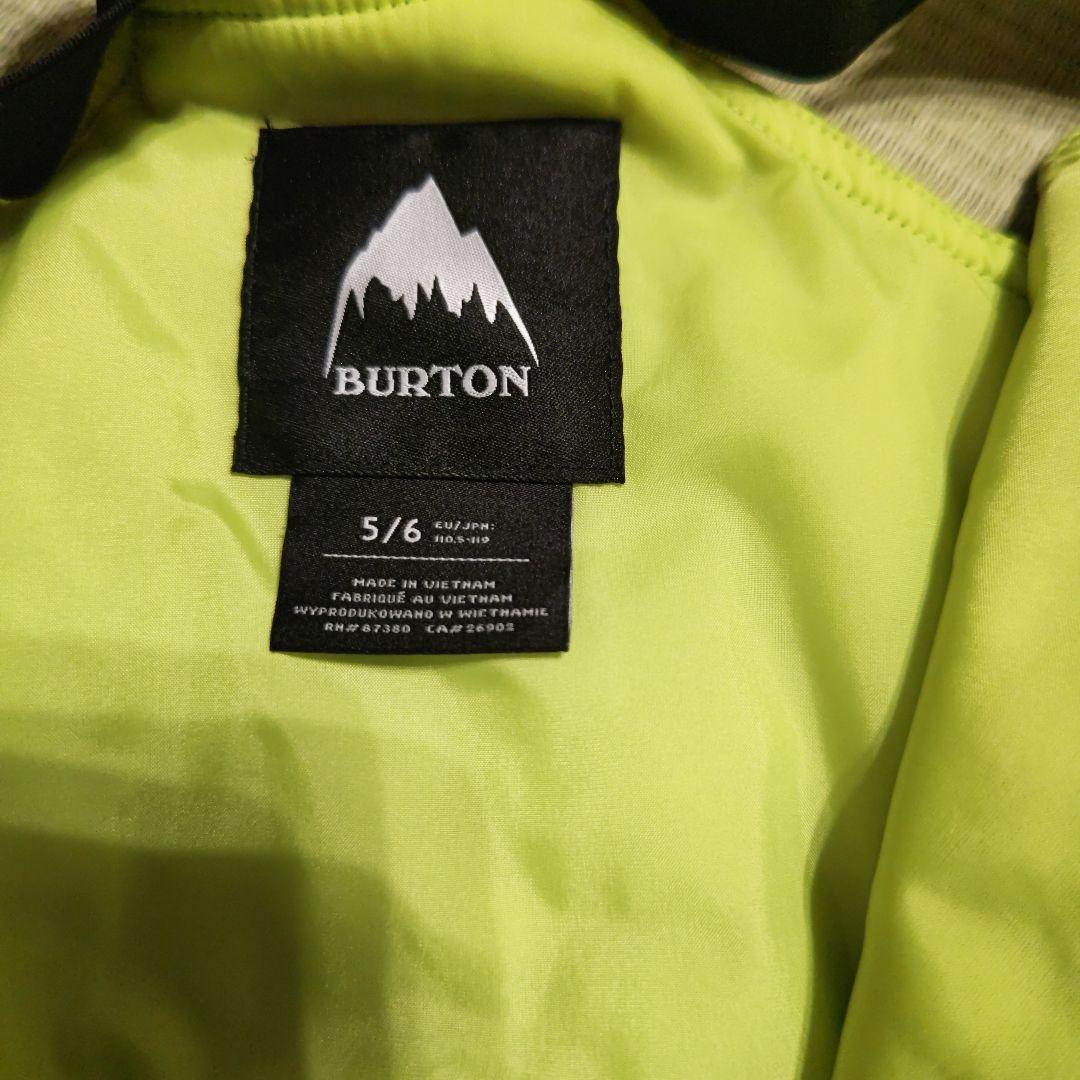BURTON 子ども用スノーボードウェア　セット　BURTON　110 120