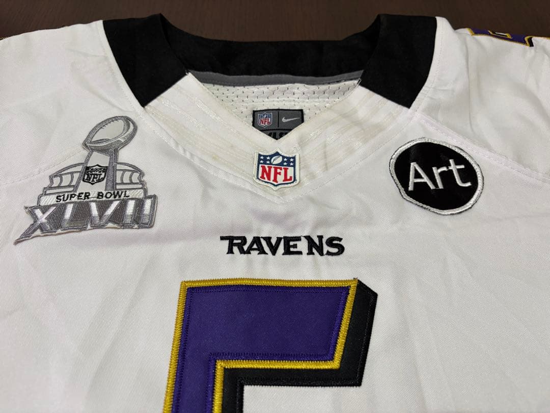 第47回スーパーボウルチャンピオンユニフォーム Baltimore Ravens