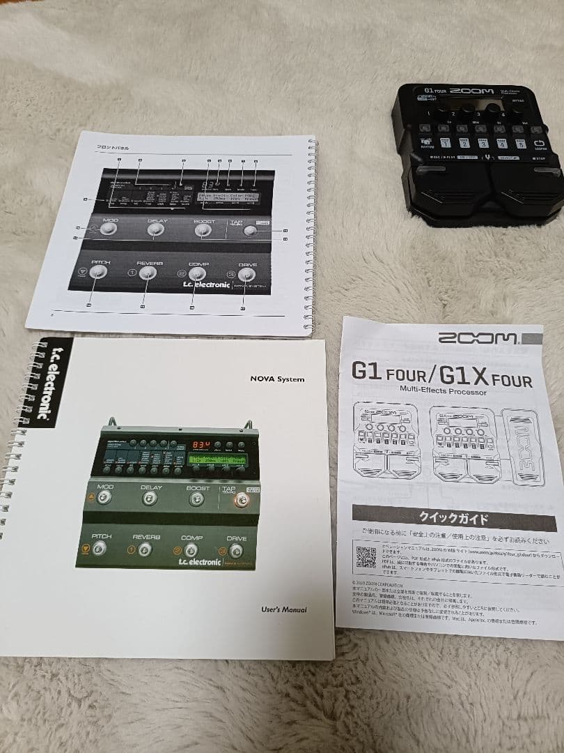 美品t.c.eIectronic NovaSystem+ZOOM G1FOUR