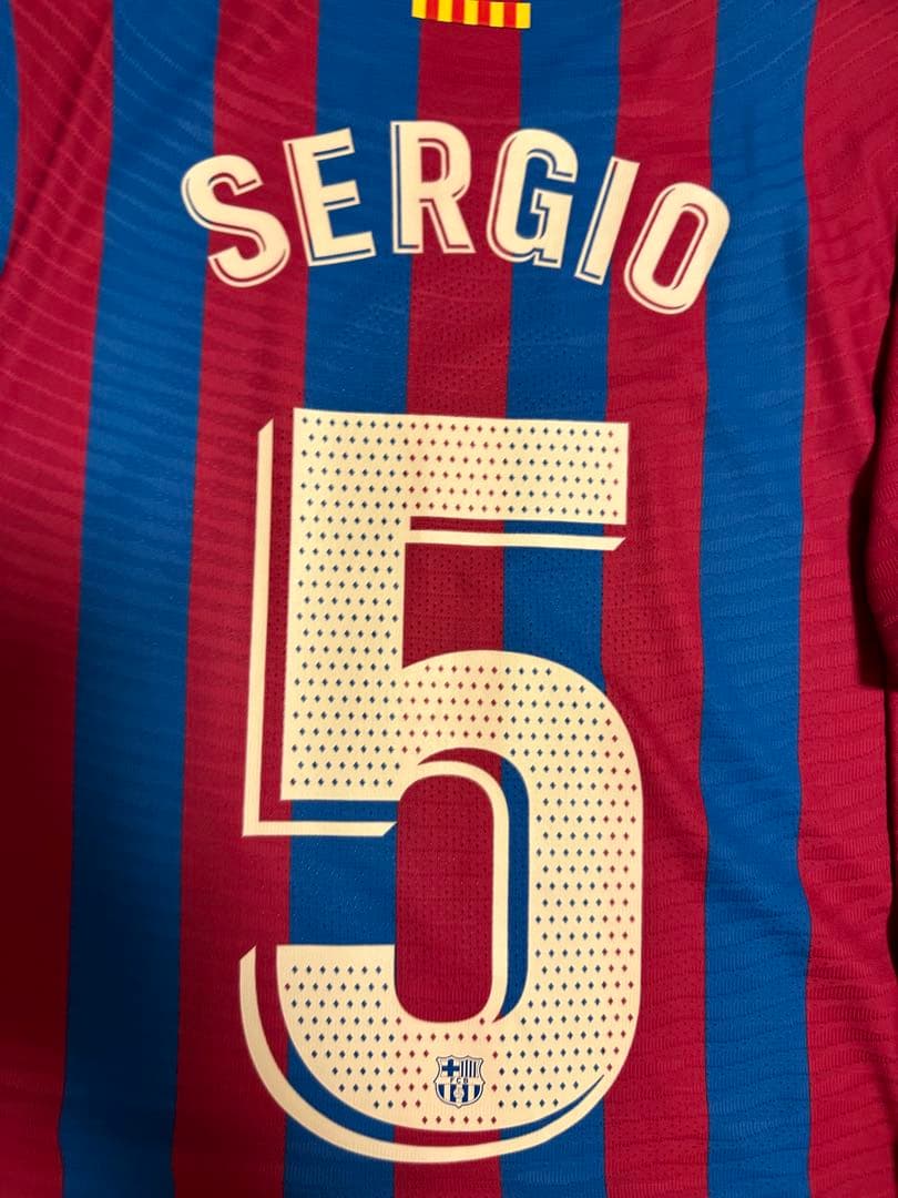 FC Barcelona Sergio バルセロナ　ユニフォーム　kit