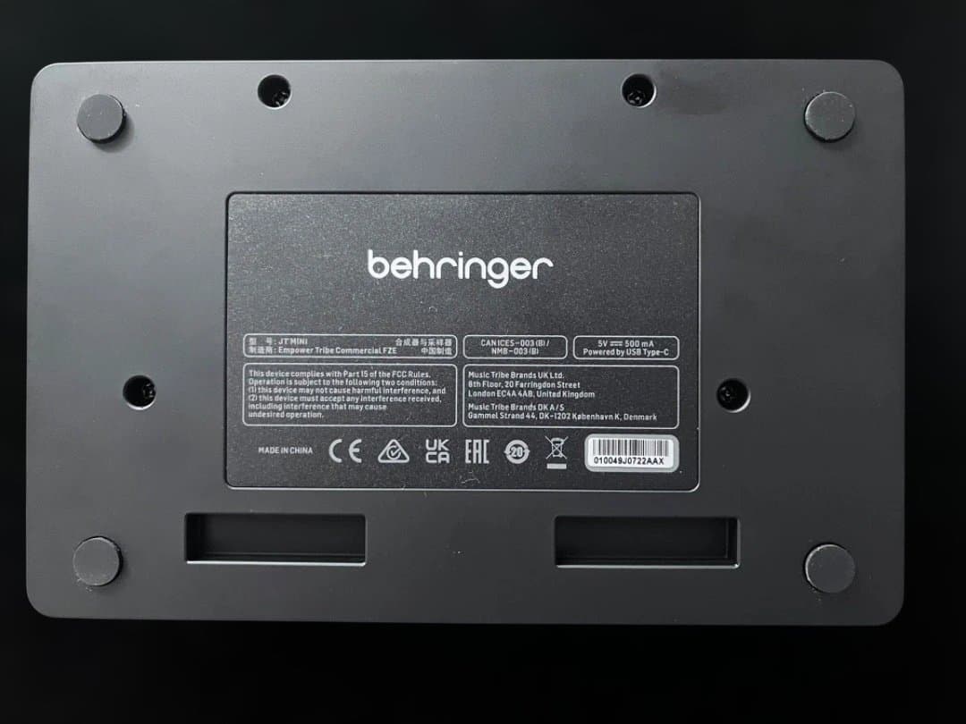 t*o様 BEHRINGER JT MINI アナログシンセサイザー・シーケンサ