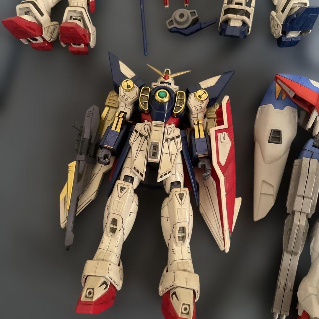 Gガンダム〜ガンダムX 1/100 プラモデル　ジャンク