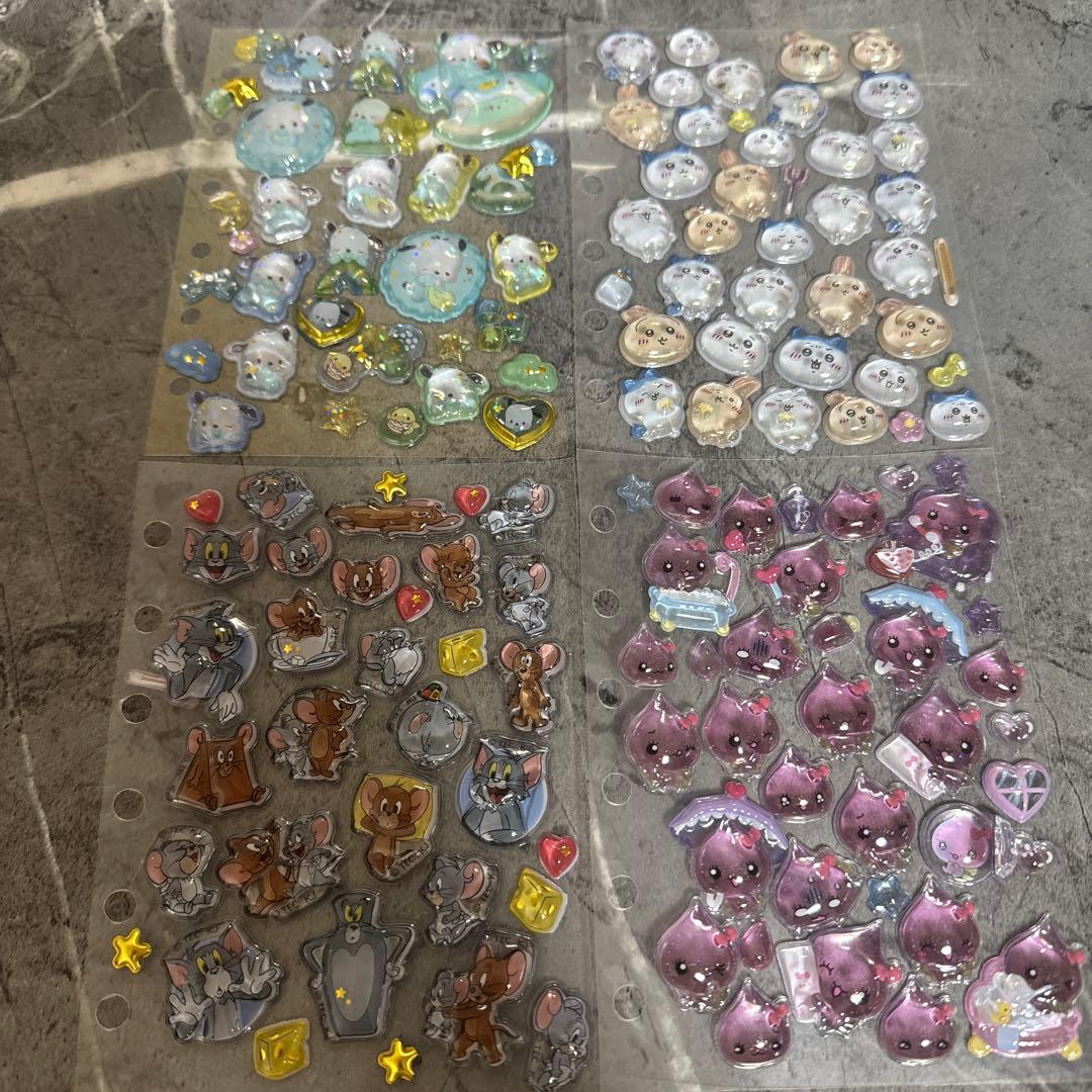 シール帳完成品 ボンドロ うるちゅる 14シート分 たまごっち サンリオ 他