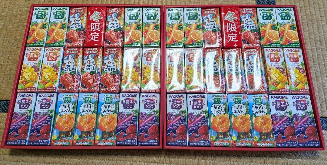 菓子11点 佃煮1点 ジュース2点