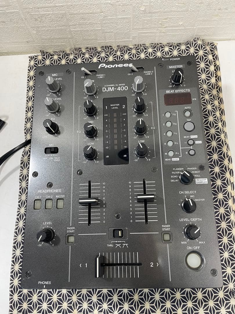 pioneer dj パイオニア　DJM-400 フェーダー内部メンテナンス