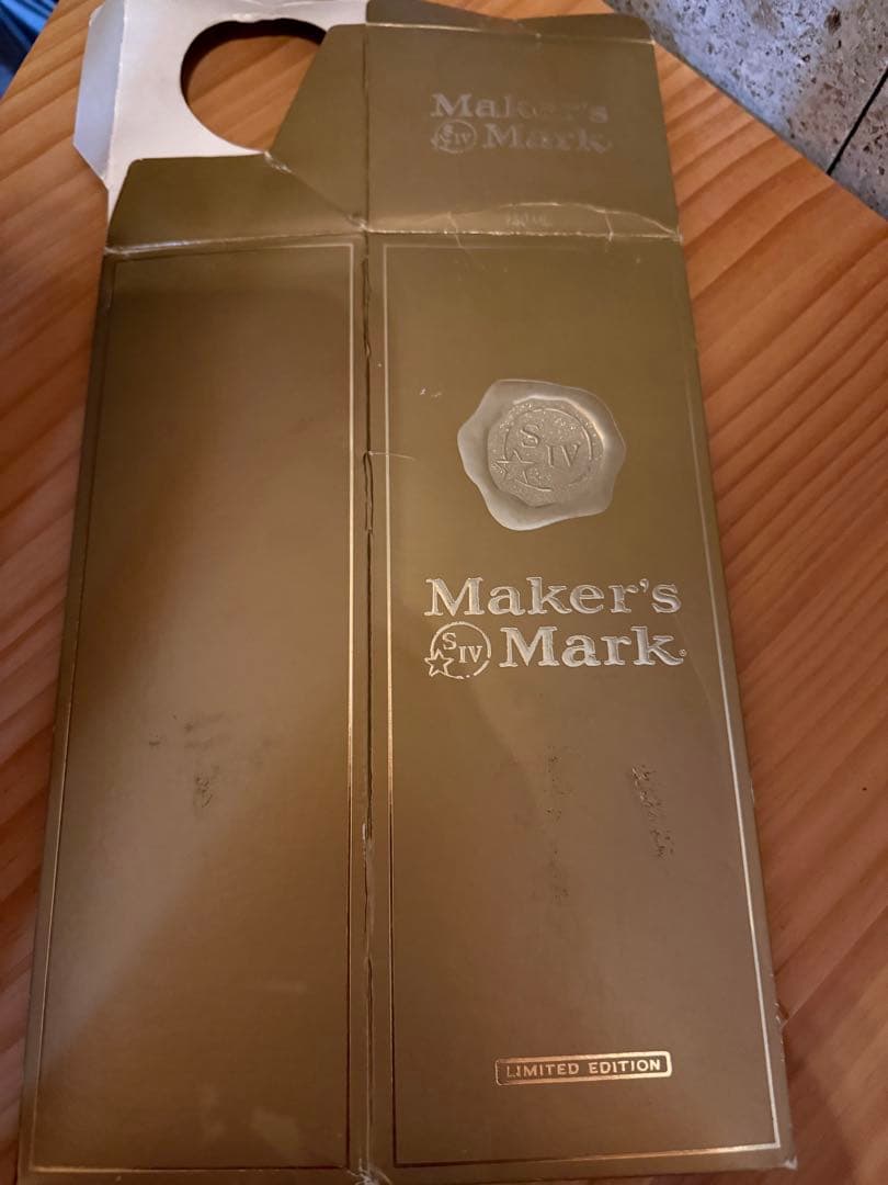 未開栓品］メーカーズマーク　ゴールドトップ Maker's M